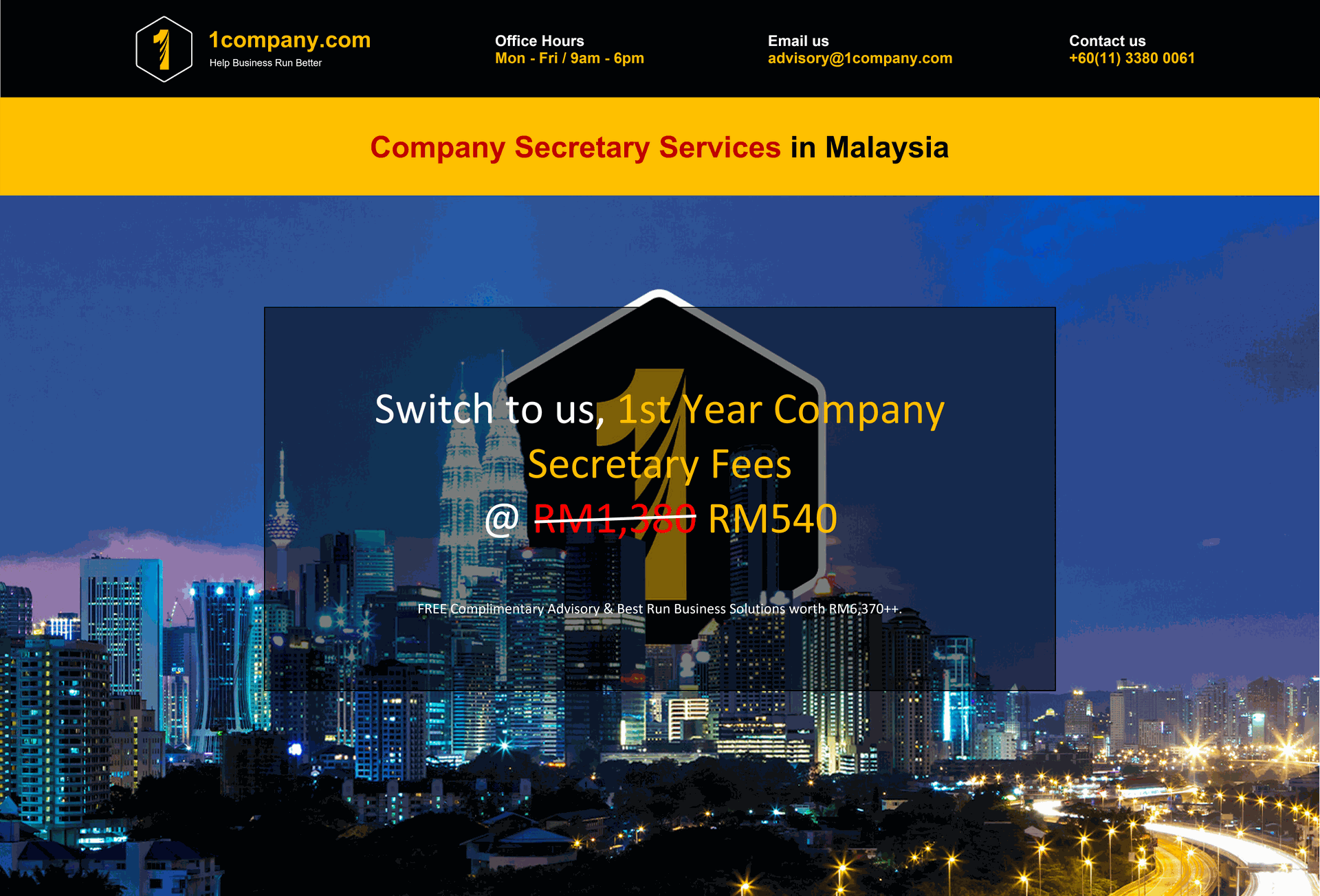 Company Secretary Services in Malaysia | 1company.com
